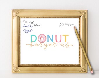 Donut Farewell Sign - Etsy