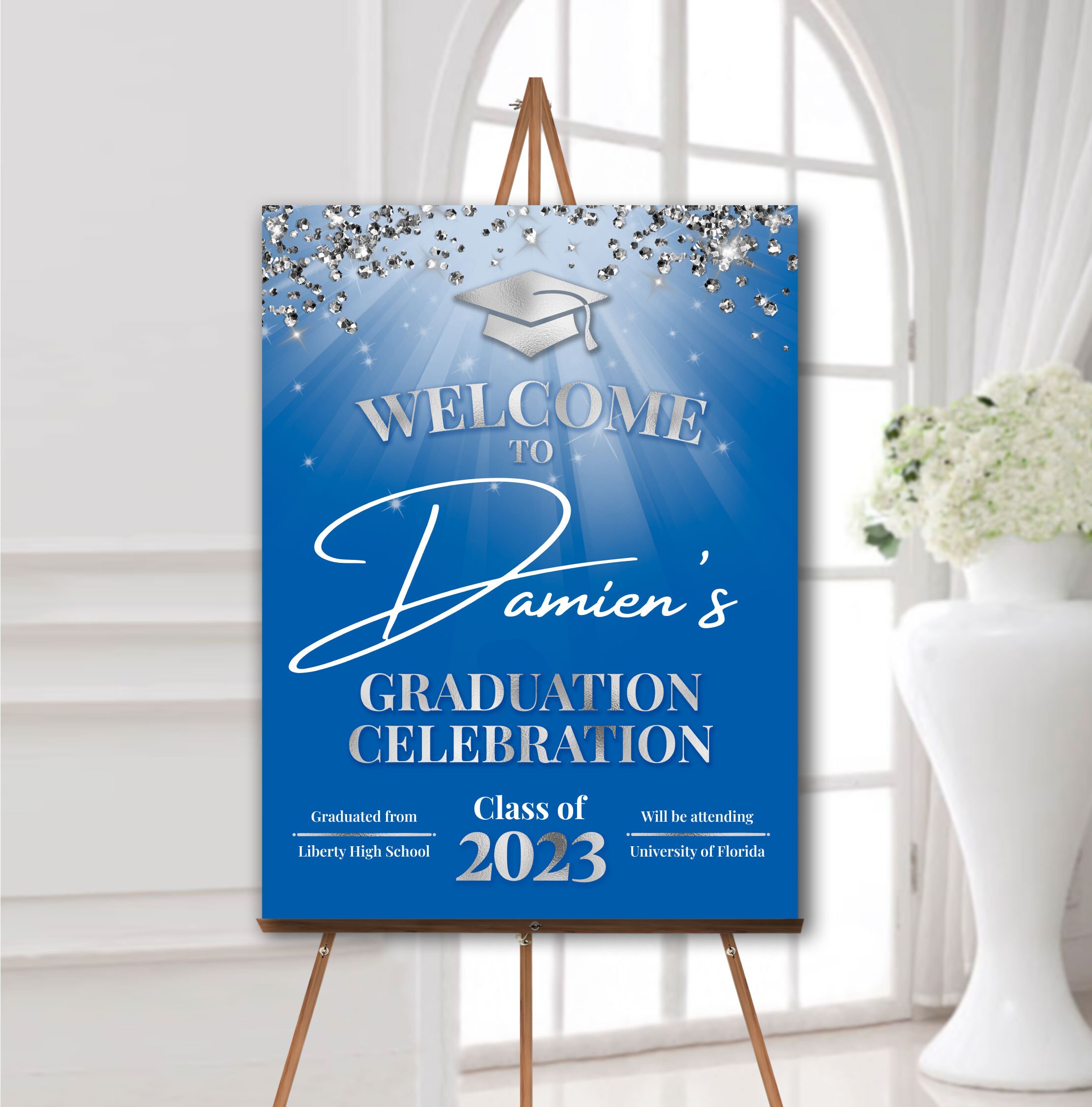 Royal Blue Poster Board