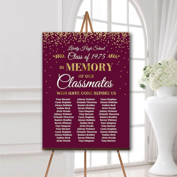 Reunion Memorial Poster - Etsy
