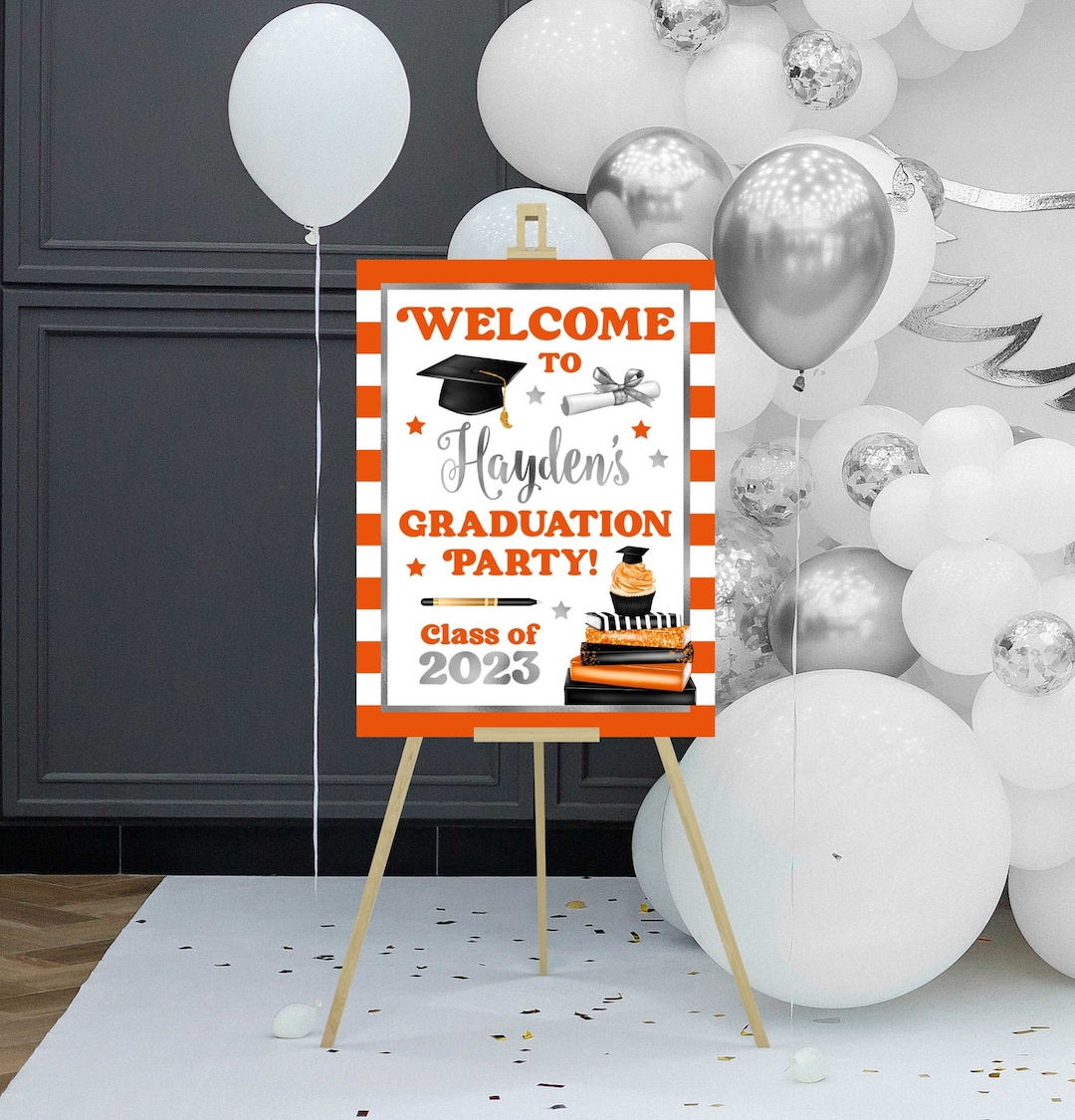 Graduation Celebration Party Welcome Board Graduation - Etsy
