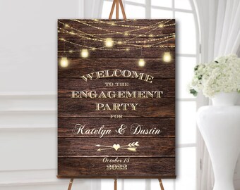 Engagement Party Sign Board - Etsy
