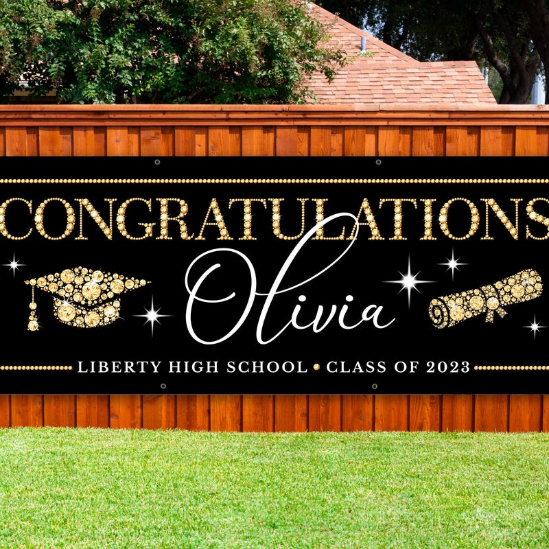 Graduation Backdrop - Etsy