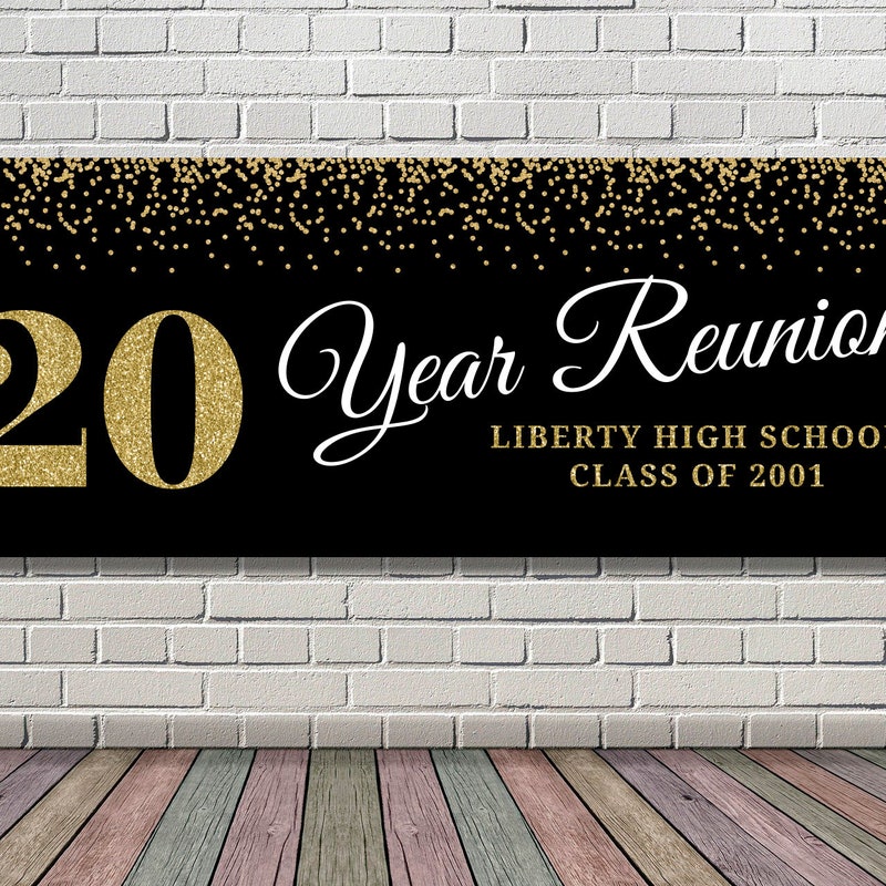 Reunion Banner - Etsy