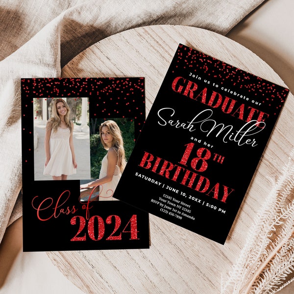 Combined Birthday and Graduation Party - Etsy