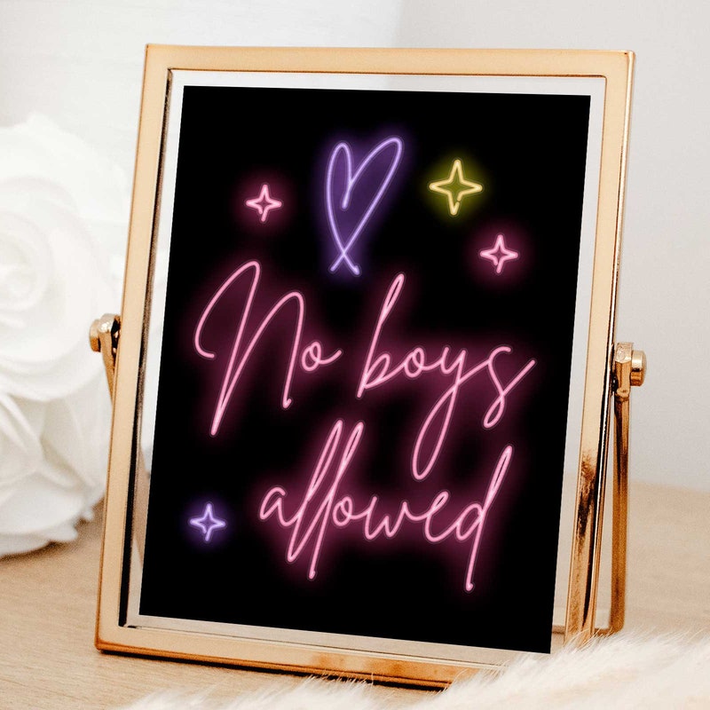 No Boys Allowed - Etsy