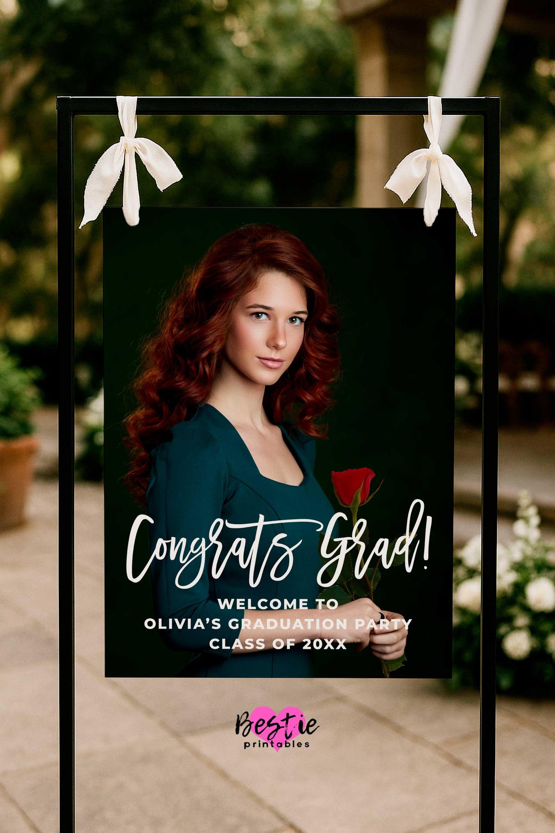 Graduation Welcome Sign With Picture (foam Board or Digital Download ...