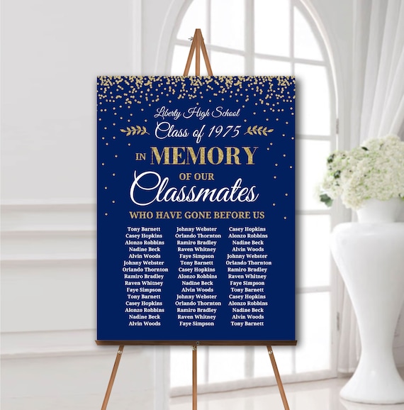 Navy Poster Board