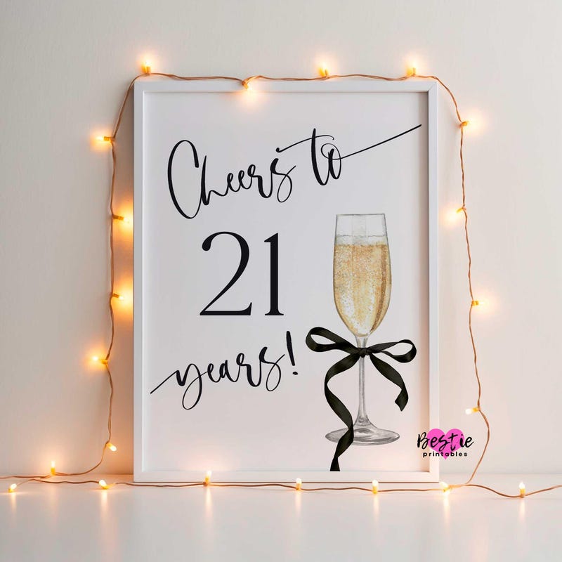 21st Birthday Signs - Etsy