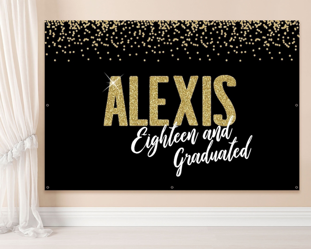 Graduation and 18th Birthday Party Decorations Graduation and Birthday ...