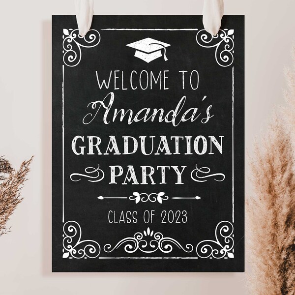 Graduation Chalkboard - Etsy