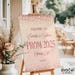 Rose Gold Prom Send off Party Sign, Senior Prom Send-off Poster ...