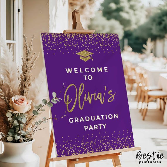 Purple Graduation Party Supplies