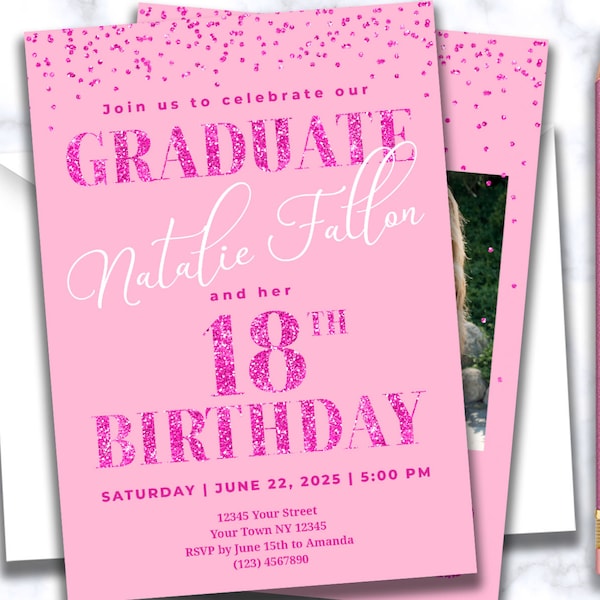 Combined Birthday and Graduation Party - Etsy