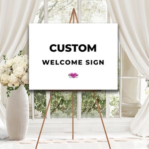 Custom Welcome Sign, Photo or Text, Printed or Digital - Etsy