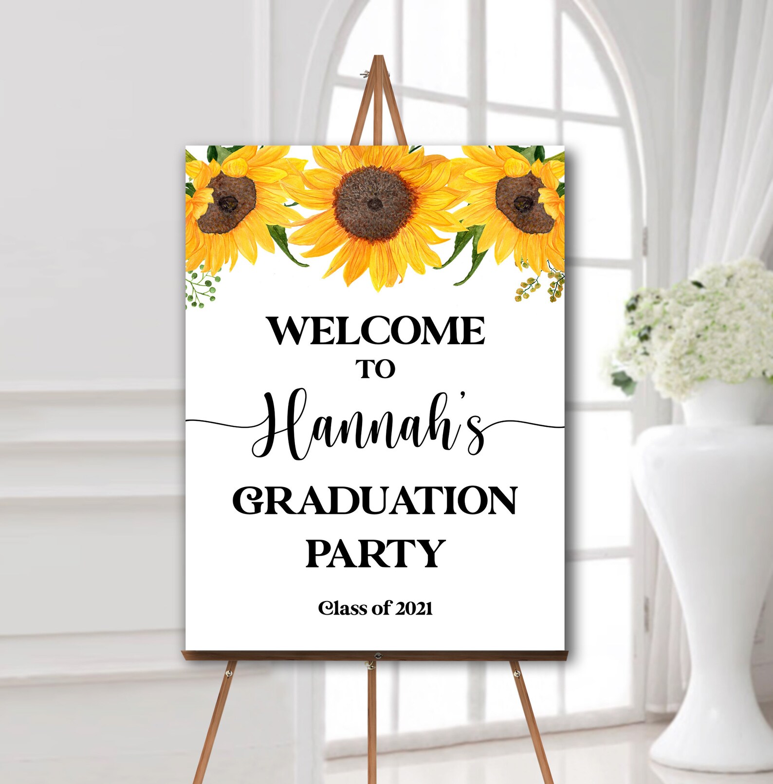Sunflower Graduation Sign Sunflower Graduation Party - Etsy