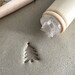 Christmas Tree Pottery Stamp. Acrylic Ceramic Stamp With Christmas Tree ...