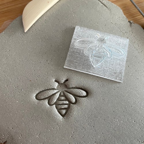 Bee Line Art Embosser Stamp Honeybee Stamps Embosser Hornet - Etsy