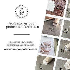 Christmas Tree Pottery Stamp. Acrylic Ceramic Stamp With Christmas Tree ...