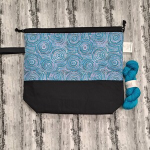 Extra Large Aboriginal Indigenous Fabric Project Drawstring Storage Bag ...