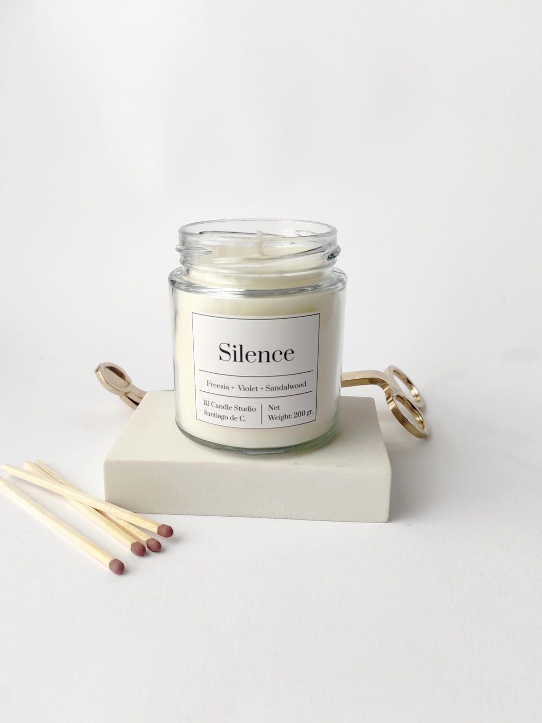 Silence Candle, Handmade Soy Candle for Concentration and Peace, Buy 2 ...