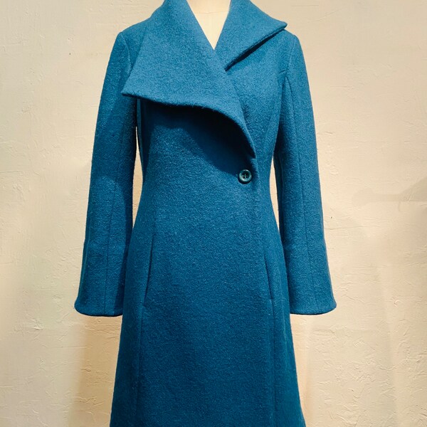 Boiled Wool Coat - Etsy