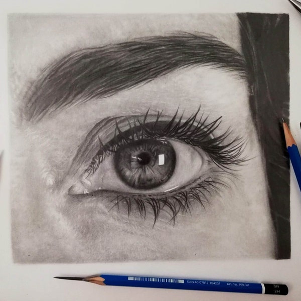 Eye Drawing - Etsy UK