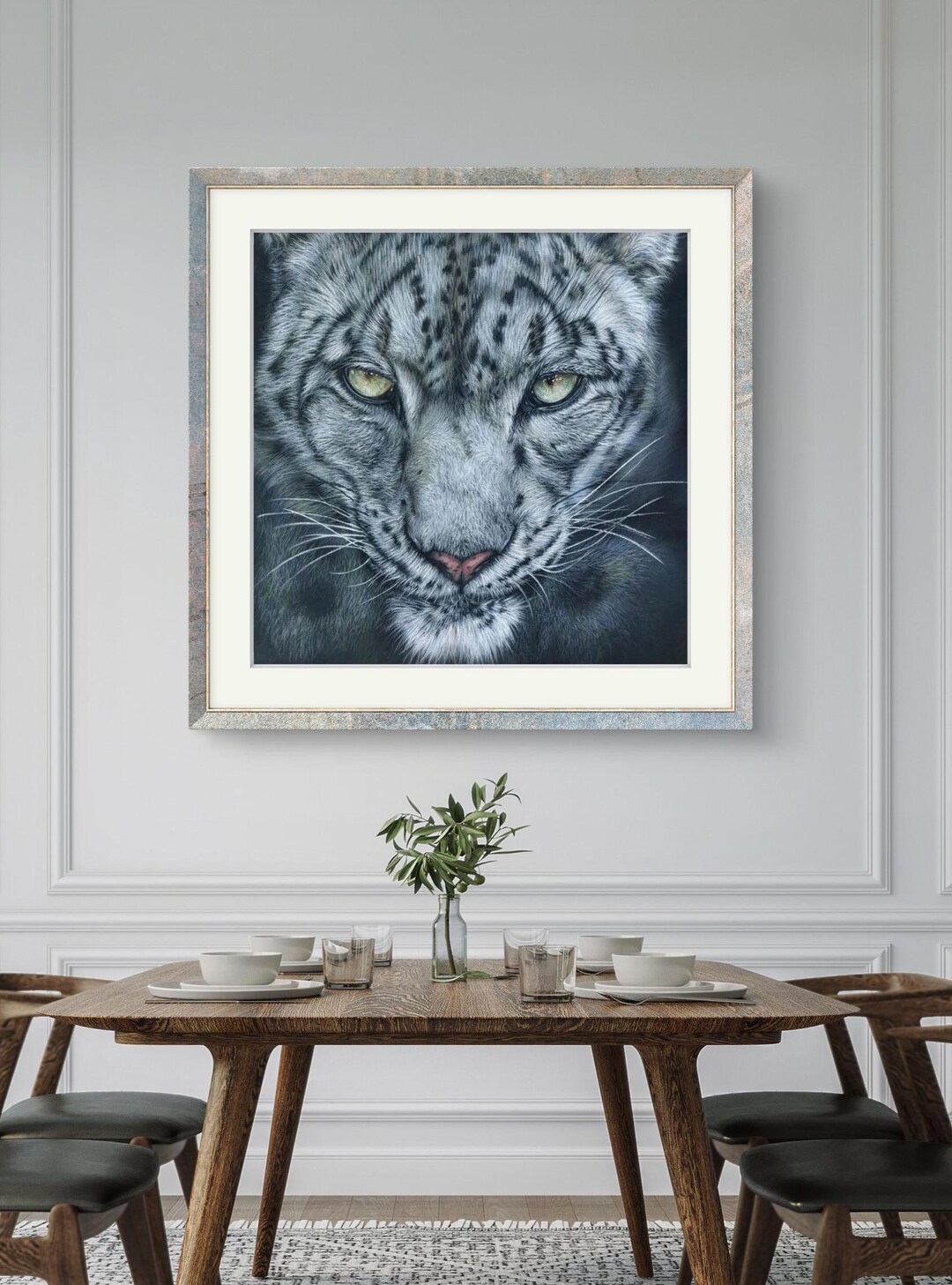 Leopard Art, Feline Wall Art, Wildlife Animal Art,animal Portraits ...