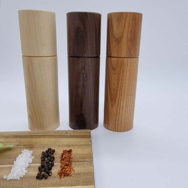 Wooden Pepper Mill - Etsy