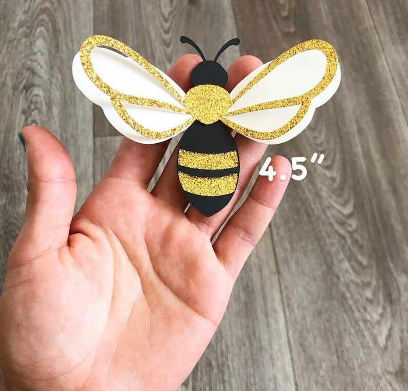 6pcs 3D Bumble Bee Paper Wall Decor What Will It BEE - Etsy