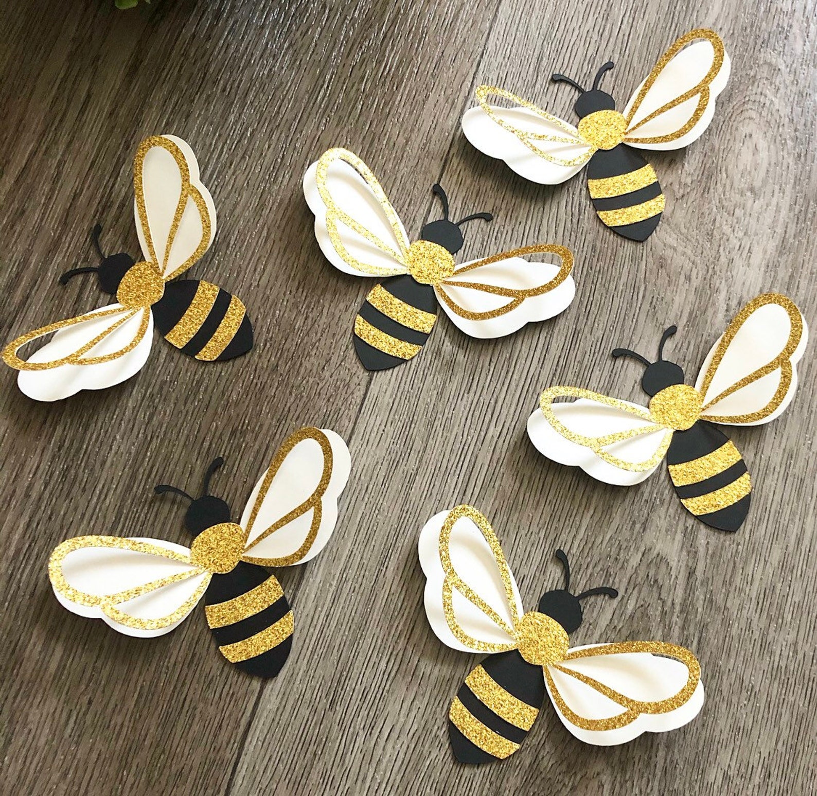 6pcs 3D Bumble Bee Paper Wall Decor What Will It BEE - Etsy