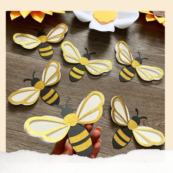 6pcs 3D Bumble Bee Paper Wall Decor What Will It BEE - Etsy