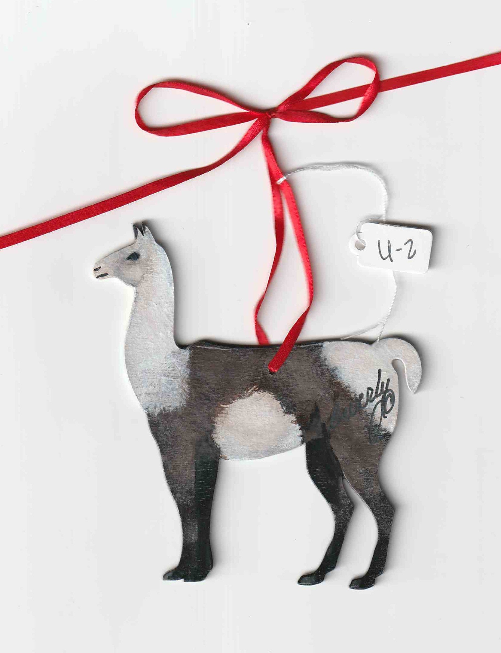 Llama Ornament, Unique Llama Gift, Christmas Gift, Llama Lover Gift ...