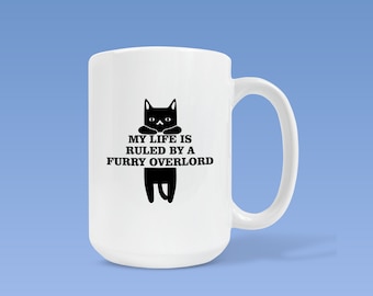 Furry Overlord Cat Mug - Etsy