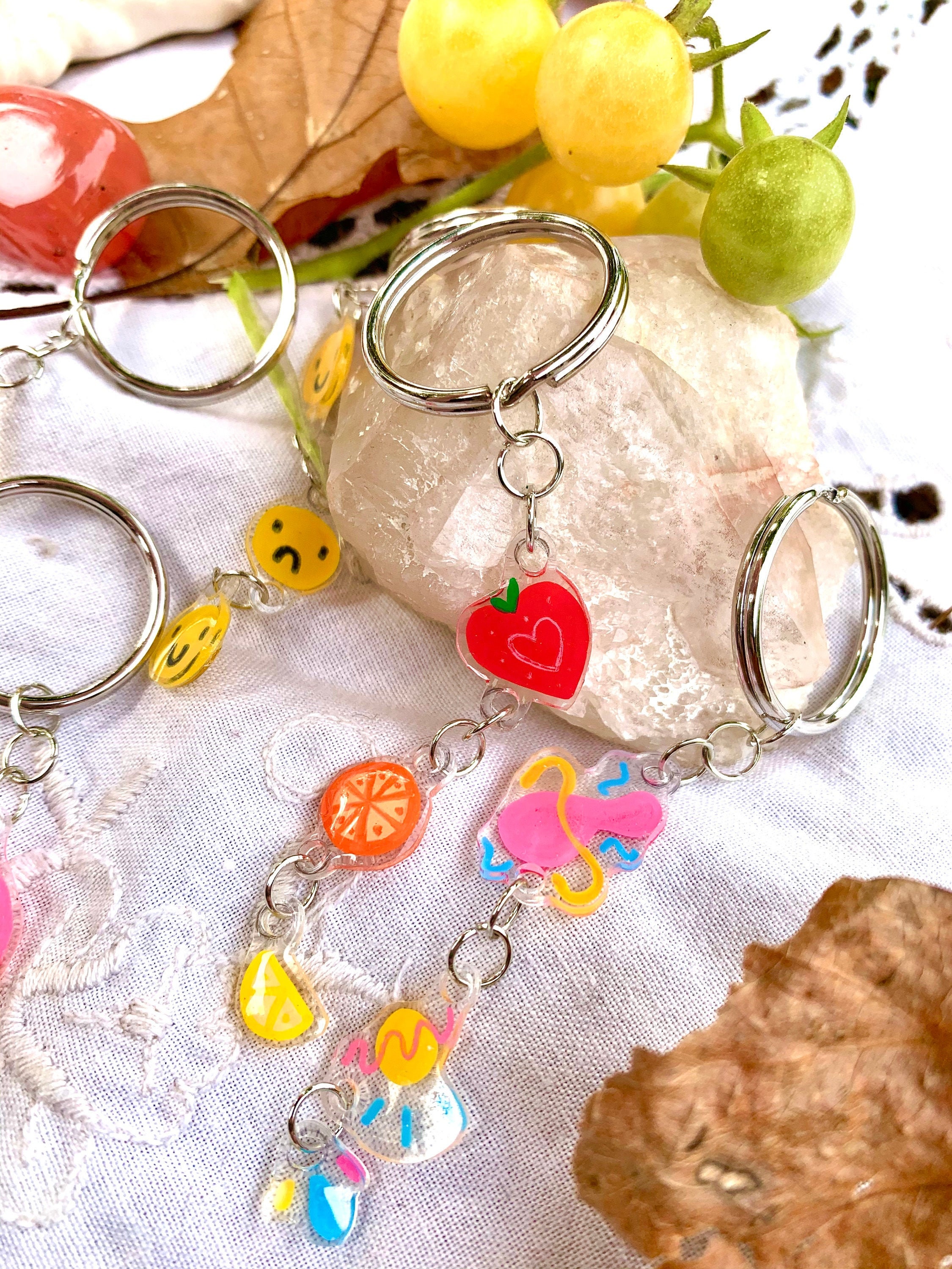 Shrinky Dink Dangle Keychains | Etsy