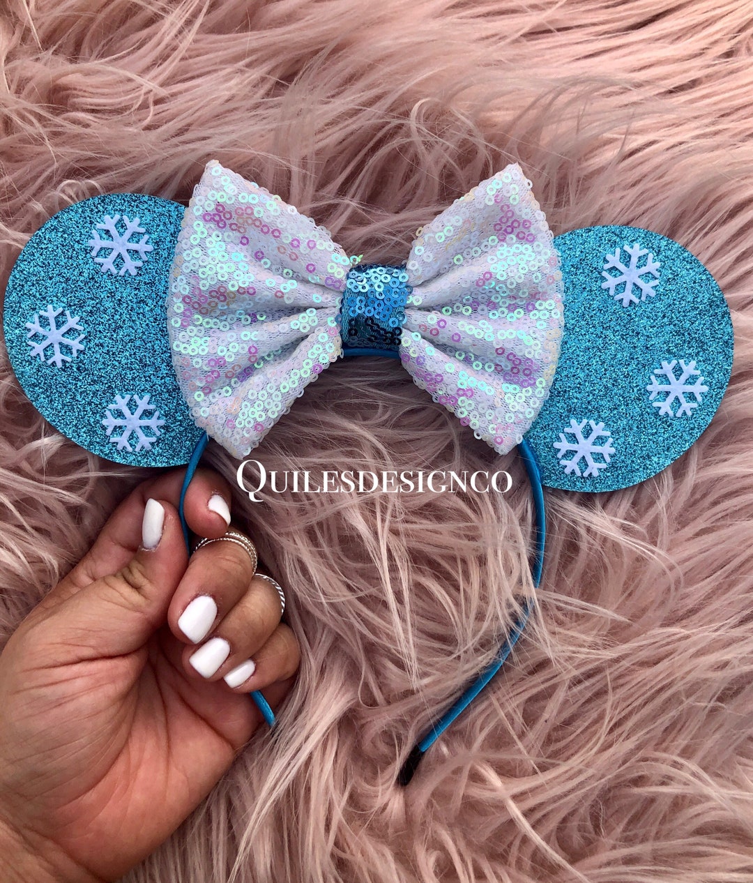 Elsa Inspired Mickey Ears, Anna Mouse Ears, Frozen Mickey Mouse Ears ...