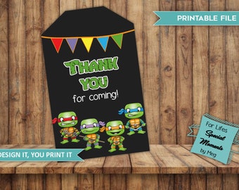 Ninja Turtle Thank | Etsy