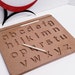 Montessori Wooden Tracing Board Lowercase Letters - Etsy