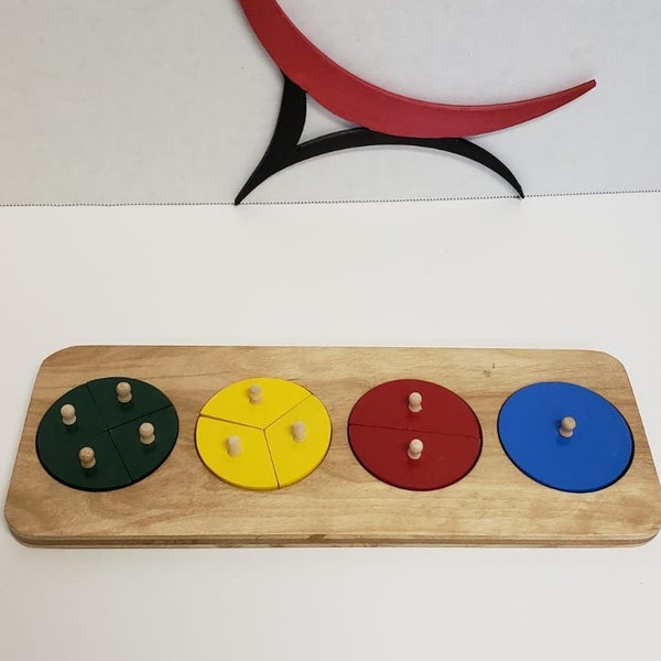 Wooden Circle Puzzle - Etsy
