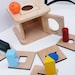 Montessori Imbucare Box 6 in 1 Shape Matching Box With - Etsy