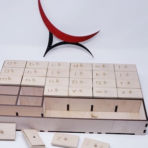 Phonetic Object Box - Montessori Based Objects Sorting Box - BOX ONLY ...