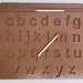 Montessori Wooden Tracing Board Lowercase Letters Montessori English ...
