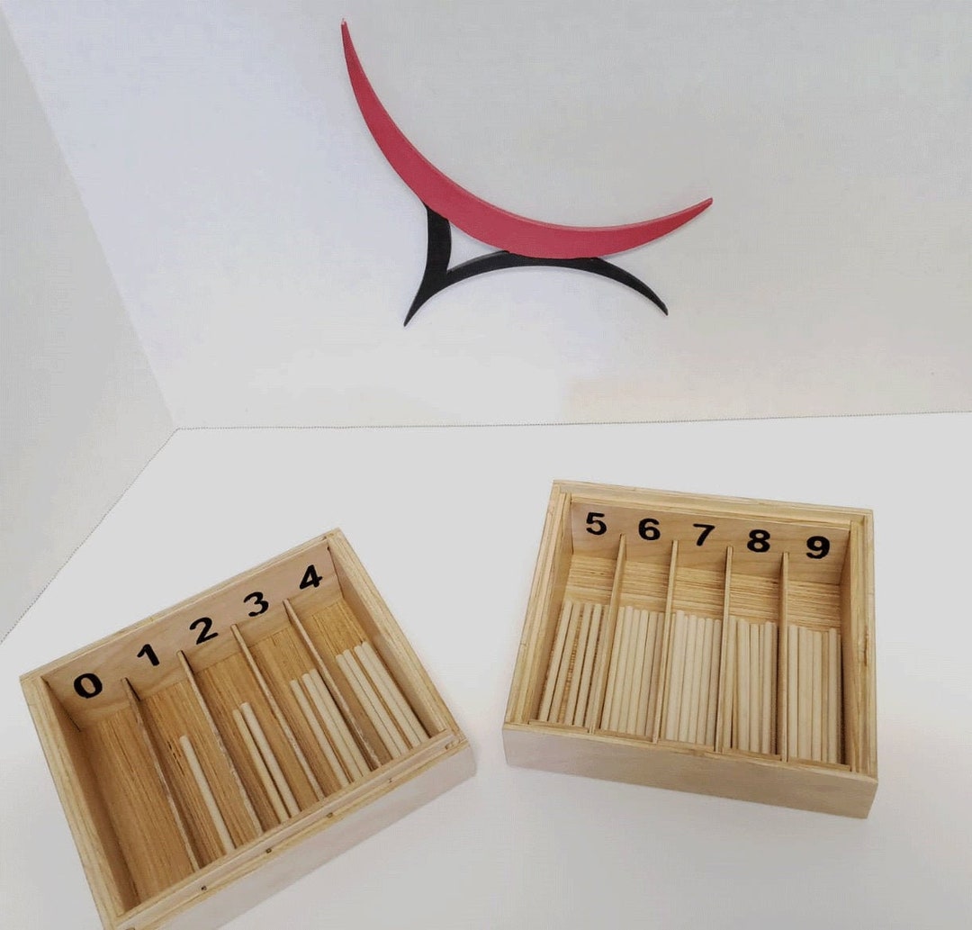 Montessori Math Activity - Montessori Spindle Box - Toddlers ...