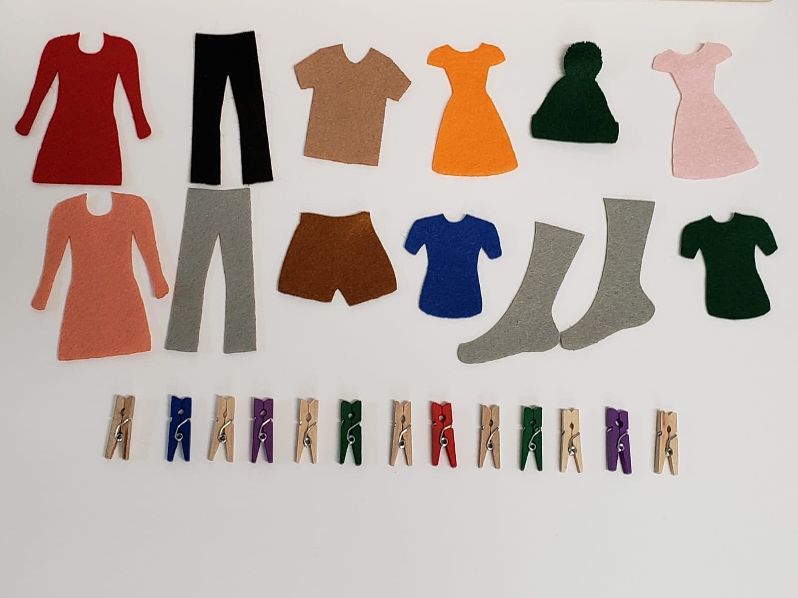 Montessori Clothesline Activity Montessori Practical Life | Etsy España