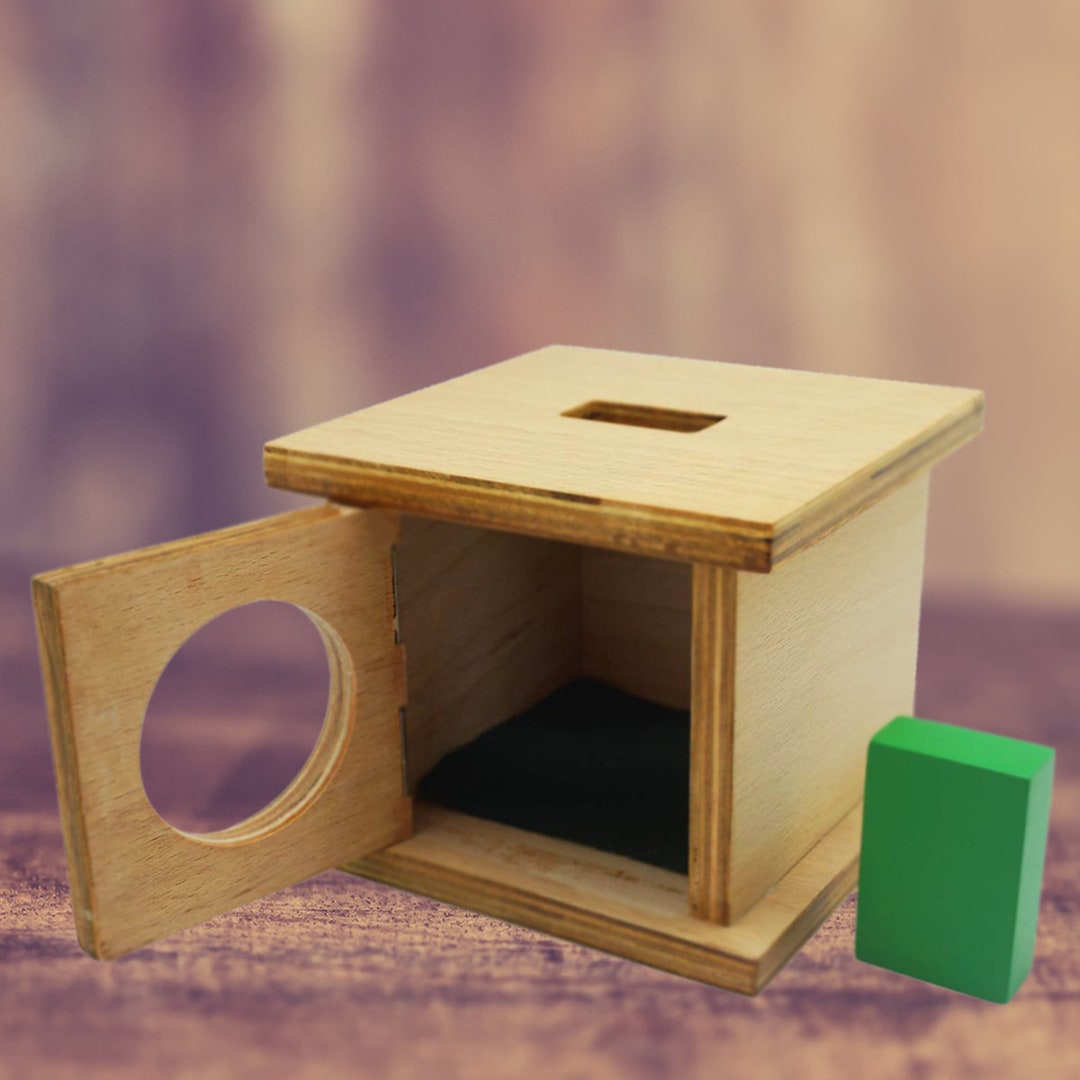 Infants Montessori Imbucare Box With Rectangular Prism - Montessori ...