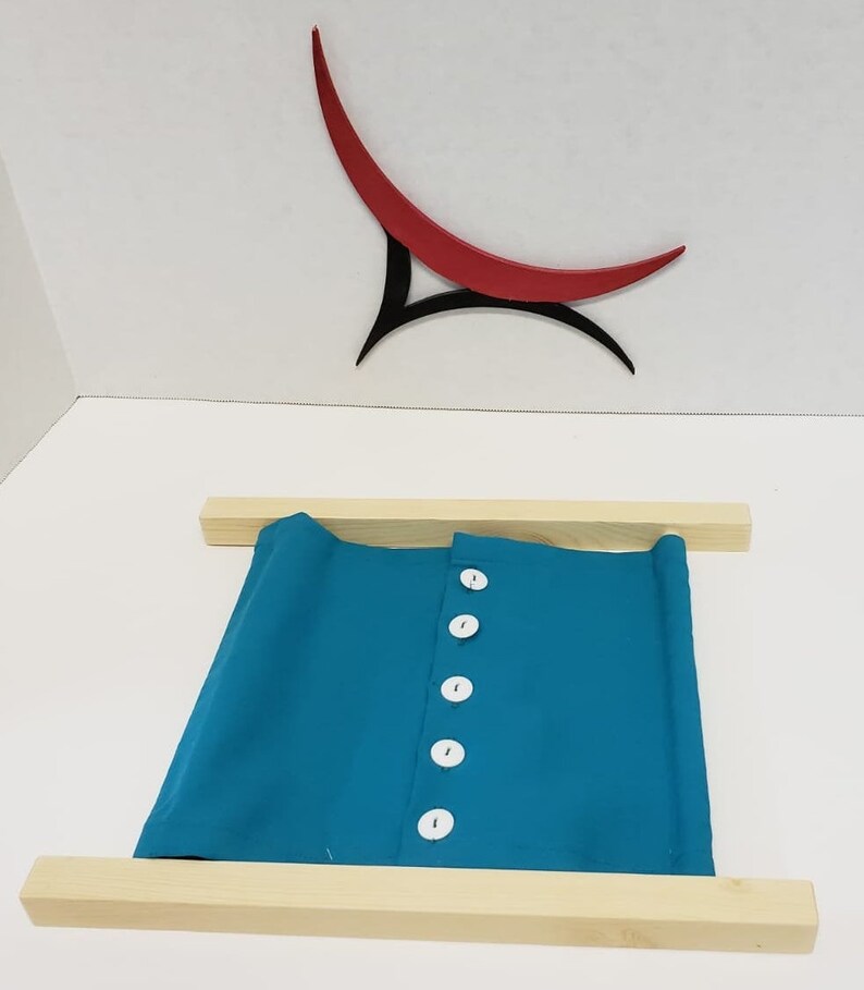 Montessori Button Dressing Frame Toddlers Montessori | Etsy