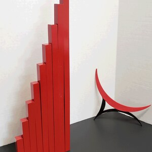 Montessori Red Rods - Montessori Sensorial Materials - Long Rods ...