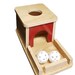 Montessori Object Permanence Box With Tray and Ball Early - Etsy