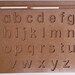 Montessori Wooden Tracing Board Lowercase Letters Montessori English ...