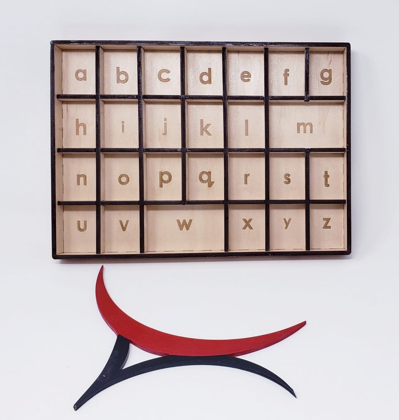Montessori Movable Alphabet Movable Alphabet Lowercase OR | Etsy