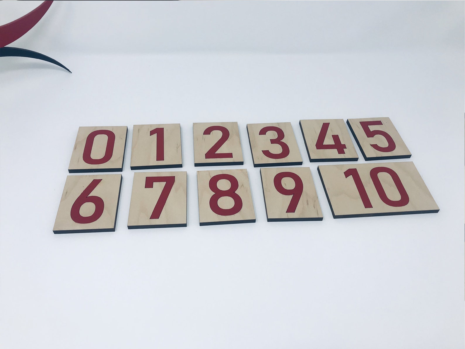 Montessori Number Cards And Counters Montessori Materials Etsy